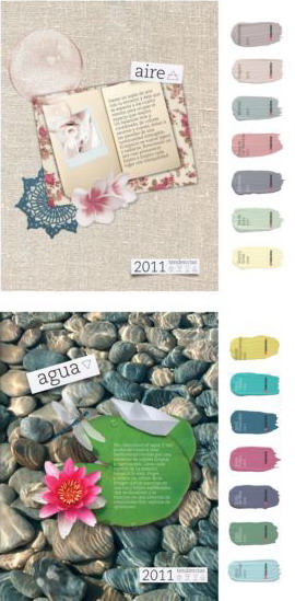 Cuatro Colores De La Tierra De Los Elementos